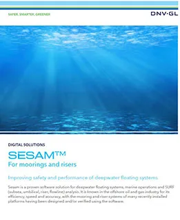 Moorings analysis and subsea umbilicals - Sesam for moorings and risers