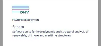 Hydrodynamic analysis and hydrodynamic of offshore structures - Sesam ...
