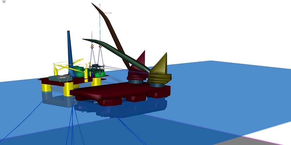 Simulation of marine operations - Sima