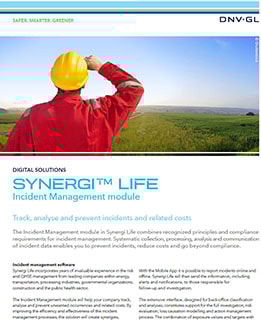 Incident Management software and compliance requirements - Synergi Life