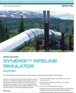 Synergi Pipeline Simulator - Leakfinder